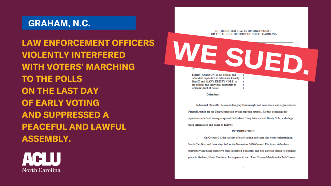 Civil Rights Groups Reach Agreement With City of Graham Over Police ...
