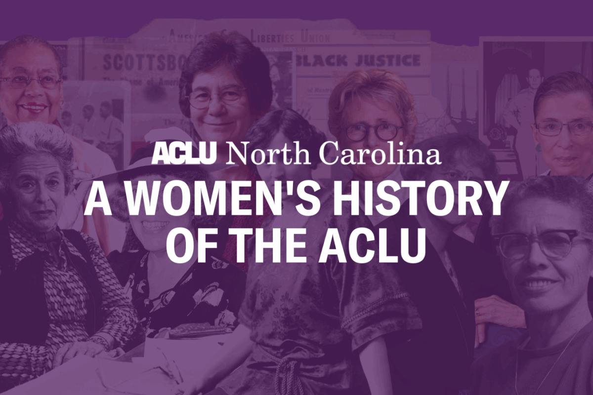 A Women’s History of the ACLU - ACLU of North Carolina