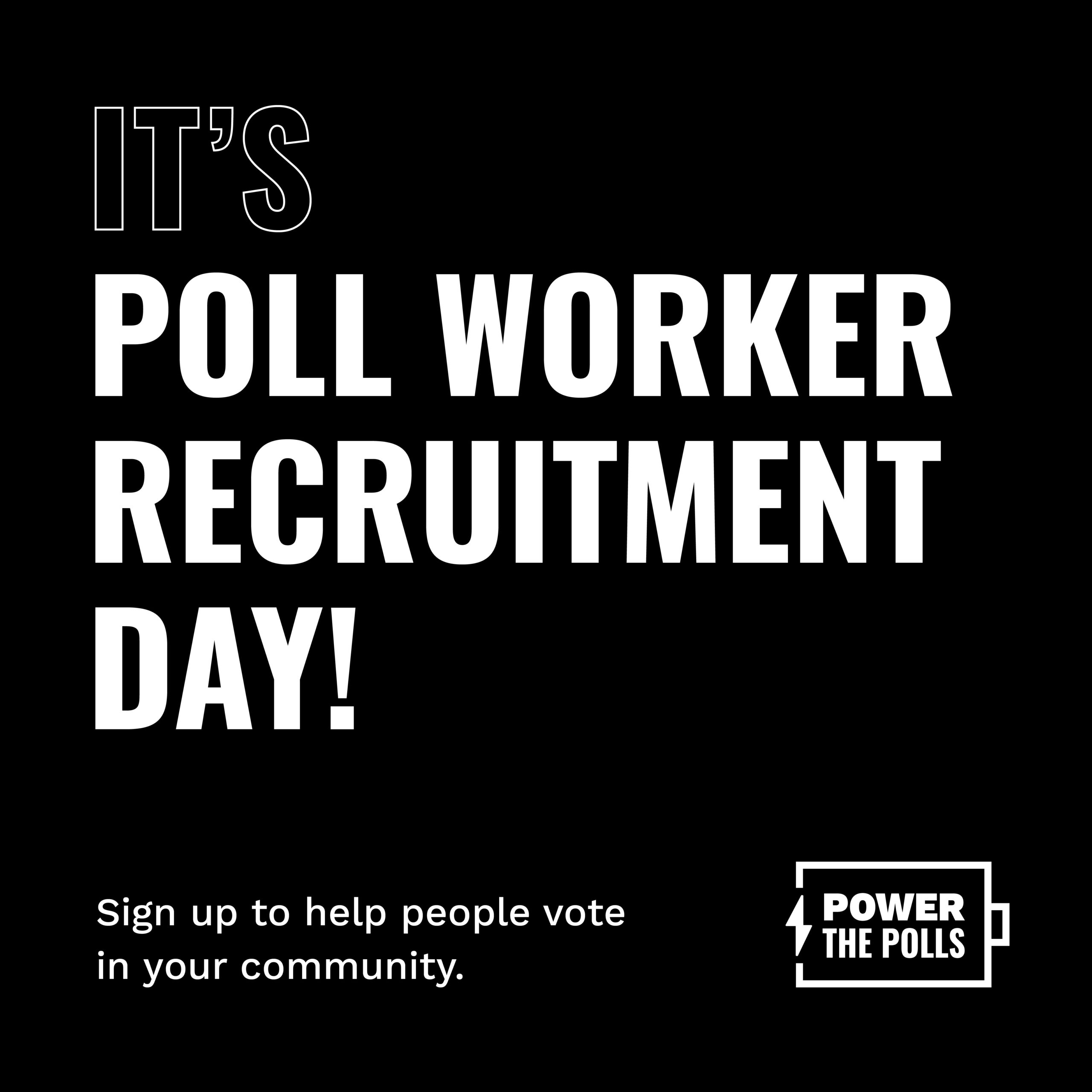 Poll Worker Recruitment Day - ACLU of North Carolina