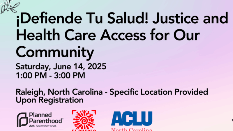 Events - ACLU of North Carolina