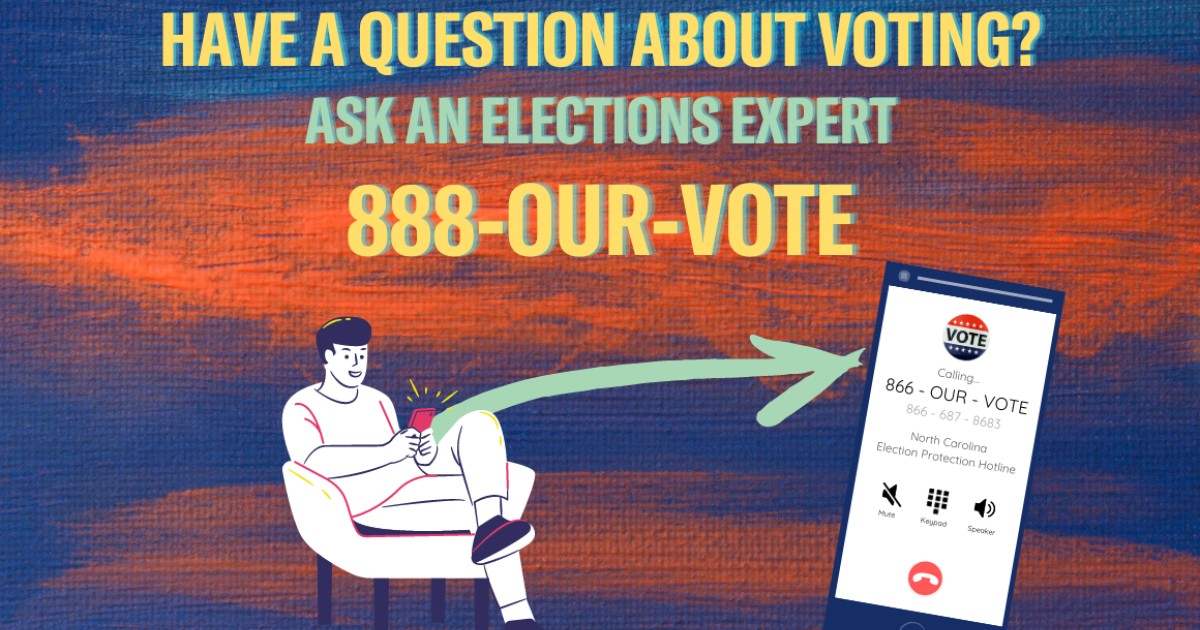 Know Your Voting Rights Aclu Of North Carolina